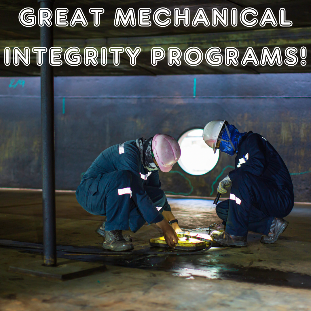 What makes an Excellent Mechanical Integrity Program? – Energy Risk ...