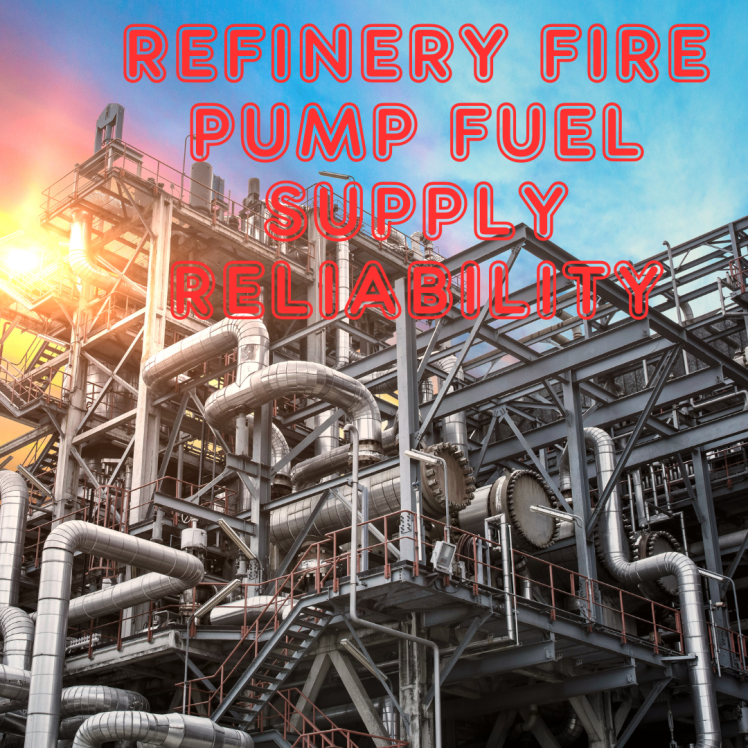 Why lock the fuel supply valve for a diesel fire pump on a refinery ...